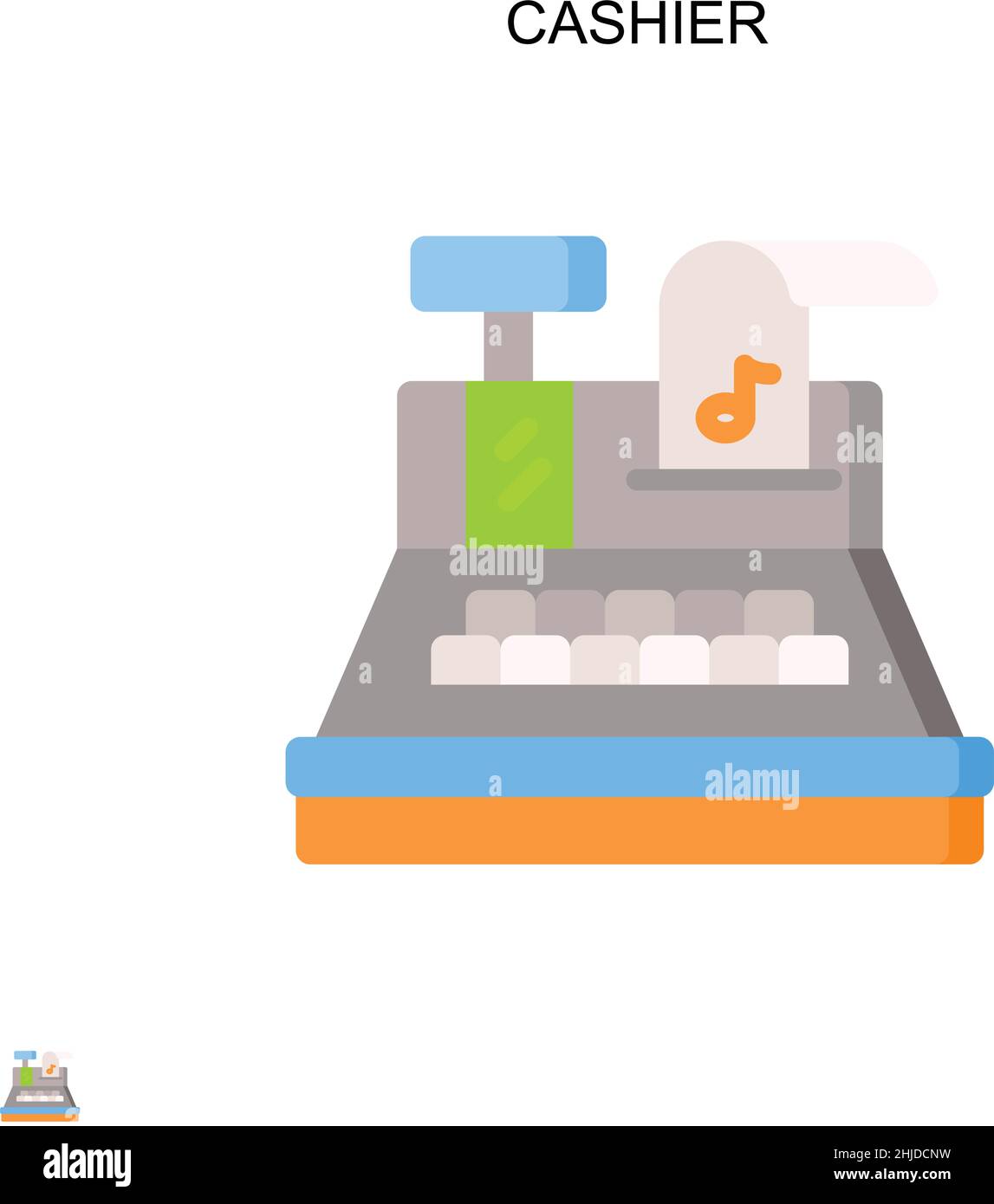 Supermarket woman pay Stock Vector Images - Alamy