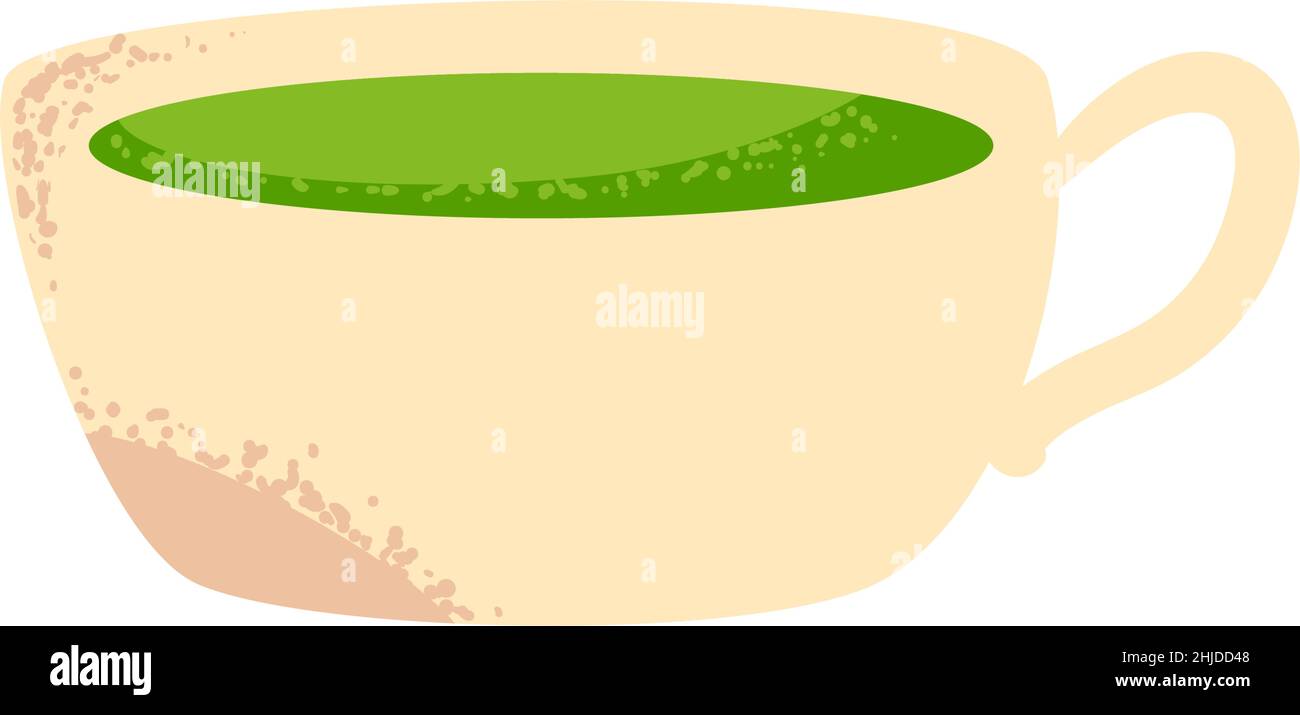 matcha tea cup design over white Stock Vector Image & Art - Alamy