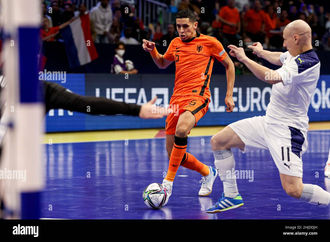 AMSTERDAM, NETHERLANDS - JANUARY 28: Karim Moussaoui of the Netherlands ...