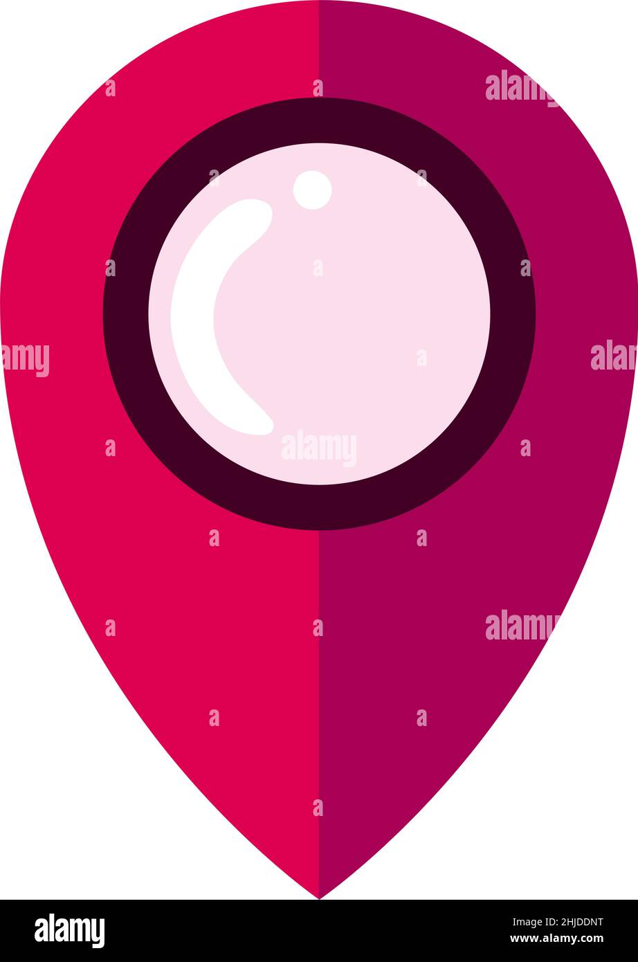 red location mark over white Stock Vector Image & Art - Alamy
