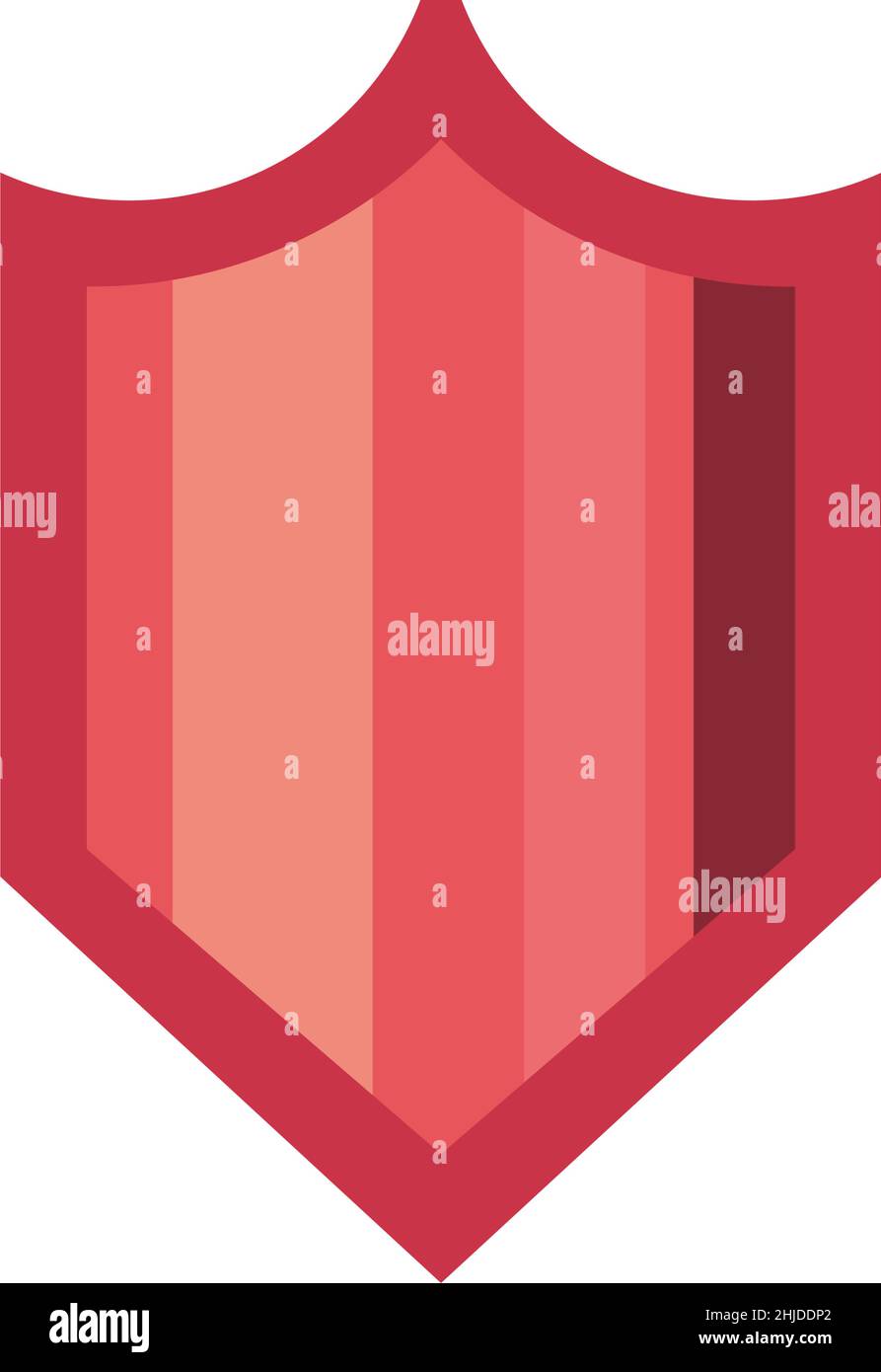 red shield design over white Stock Vector Image & Art - Alamy