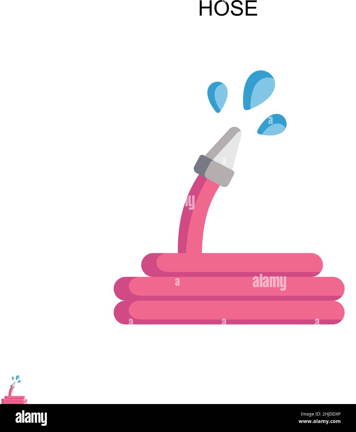 Rubber fire hose hi-res stock photography and images - Alamy