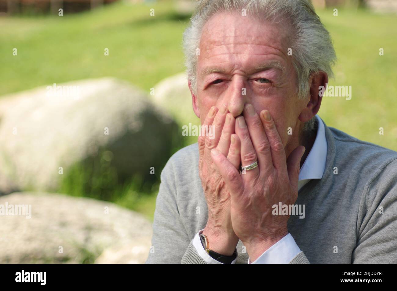Distinguished older man standing hi-res stock photography and images ...