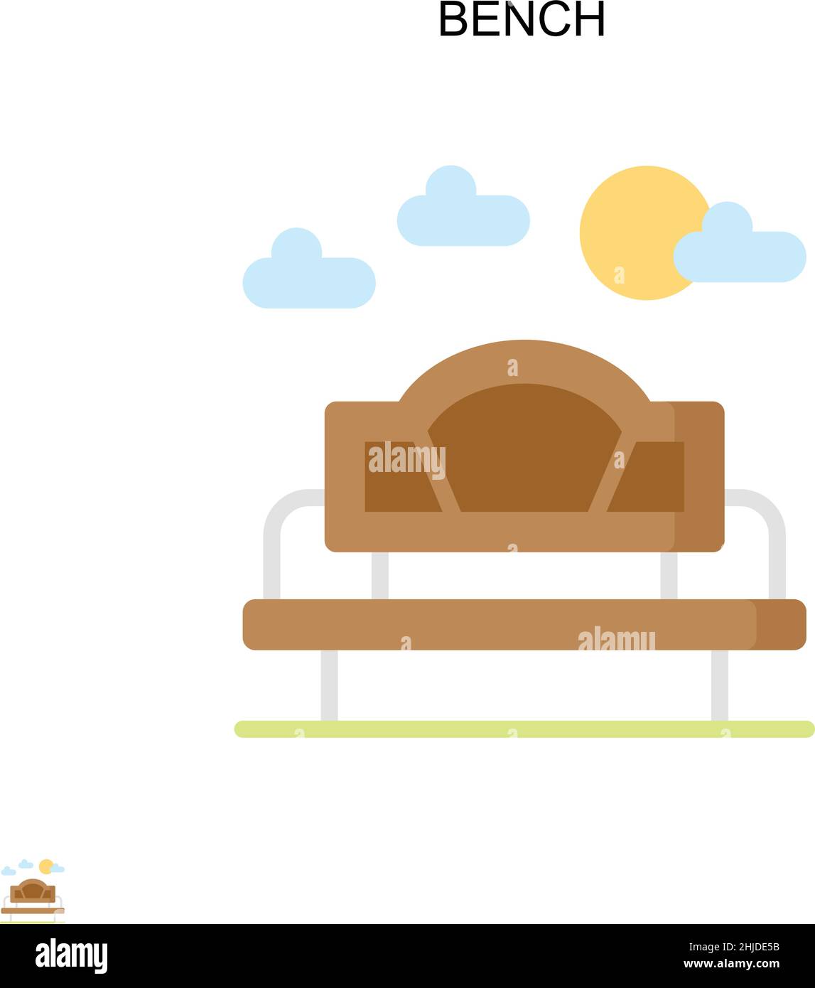 Vintage garden chair Stock Vector Images - Alamy