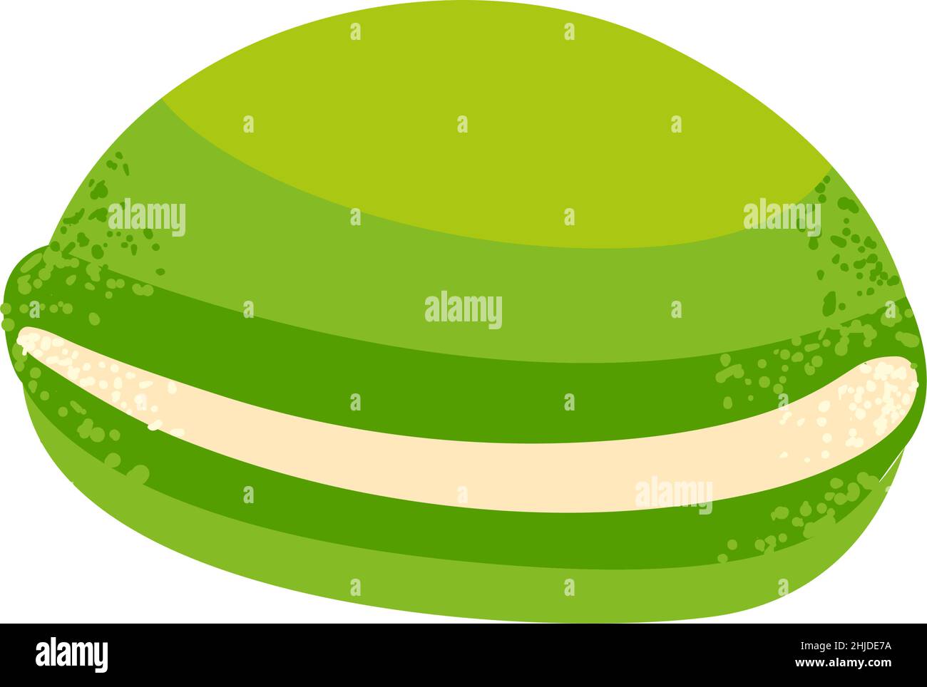 matcha donut design with cream Stock Vector Image & Art - Alamy