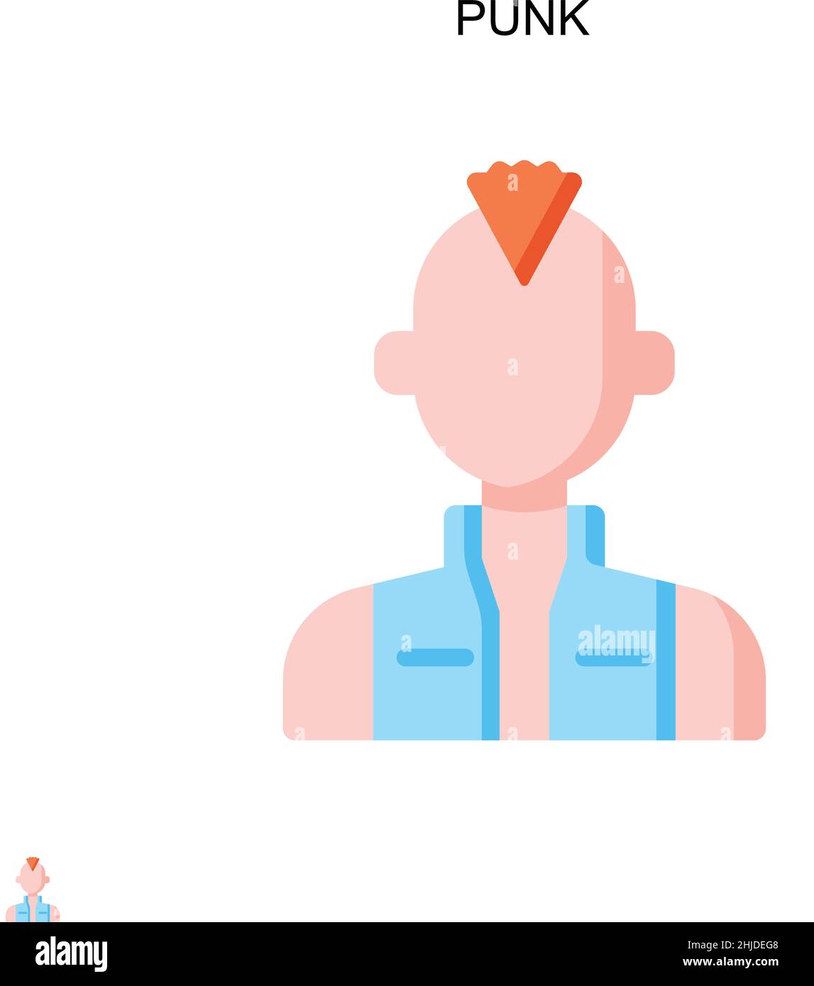 Punk vector hi-res stock photography and images - Alamy