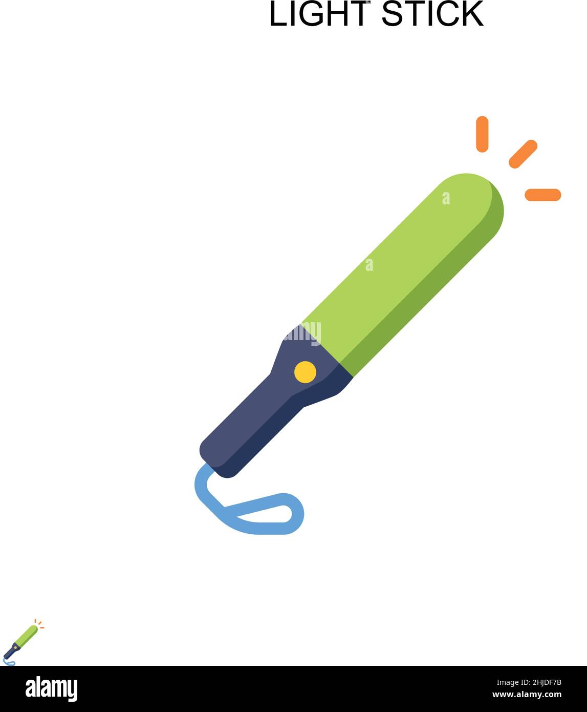 Green light stick hi-res stock photography and images - Alamy