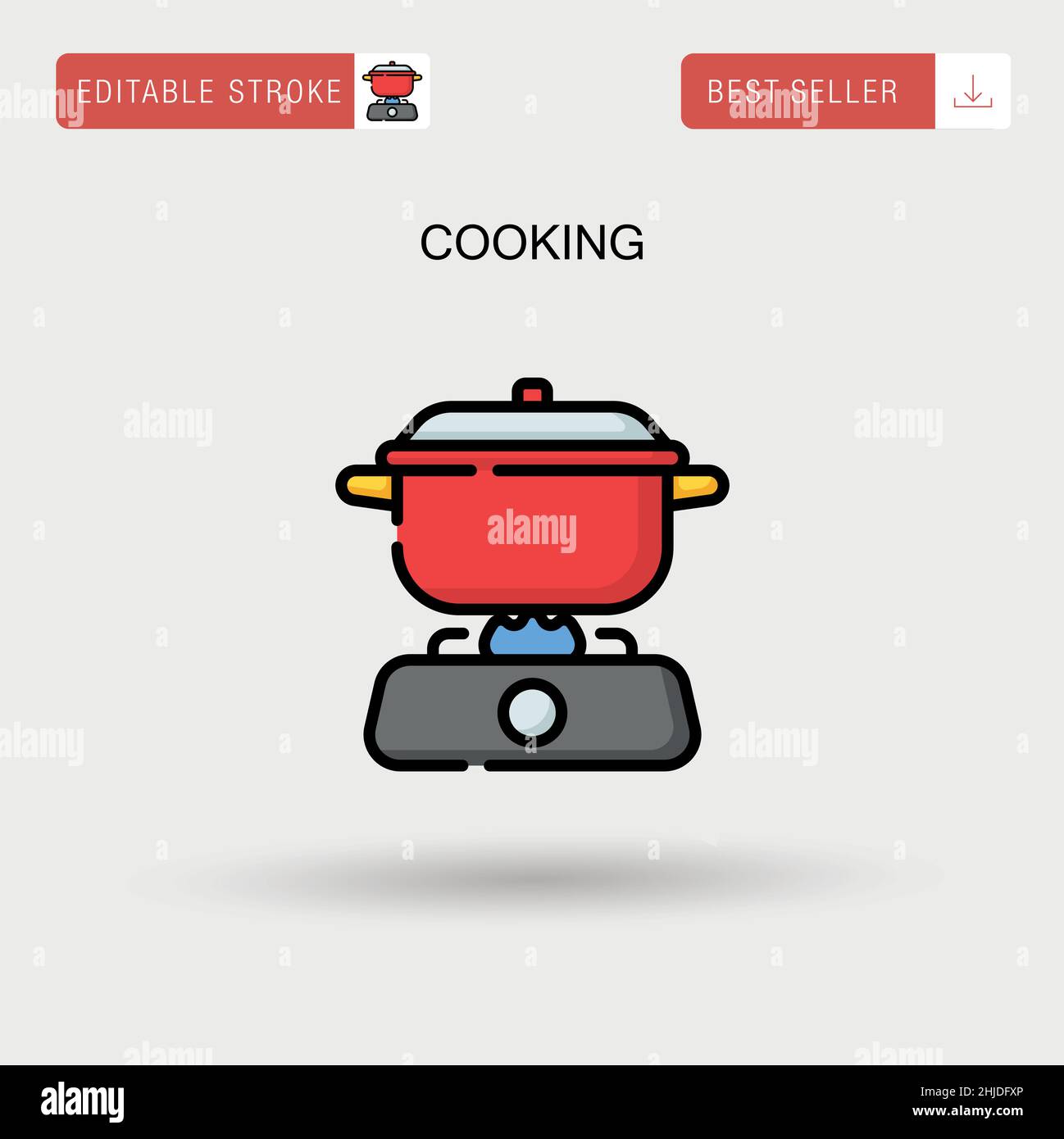 Family cooking Stock Vector Images - Alamy