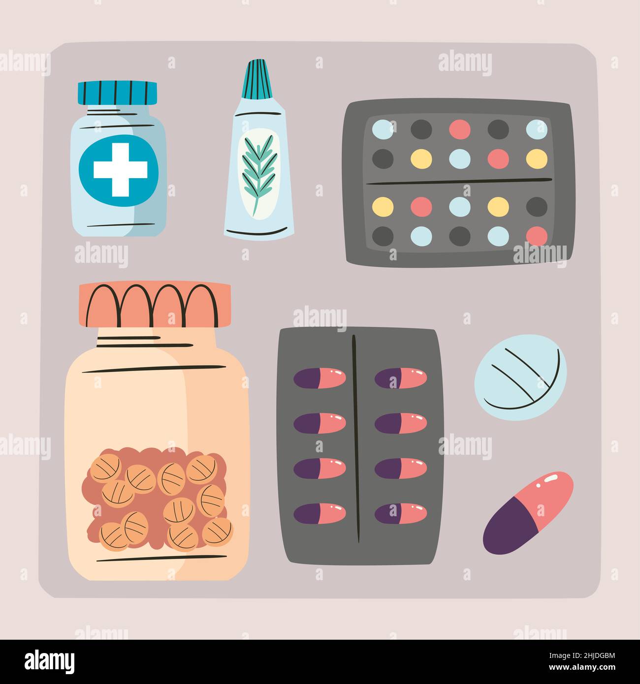 set of seven medicine icons Stock Vector Image & Art - Alamy