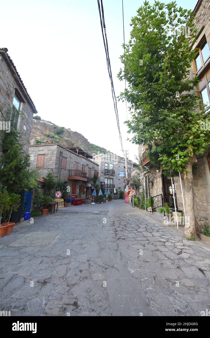 Canakkale, Turkey - 24 June 2014 : Assos, also known as Behramkale or ...