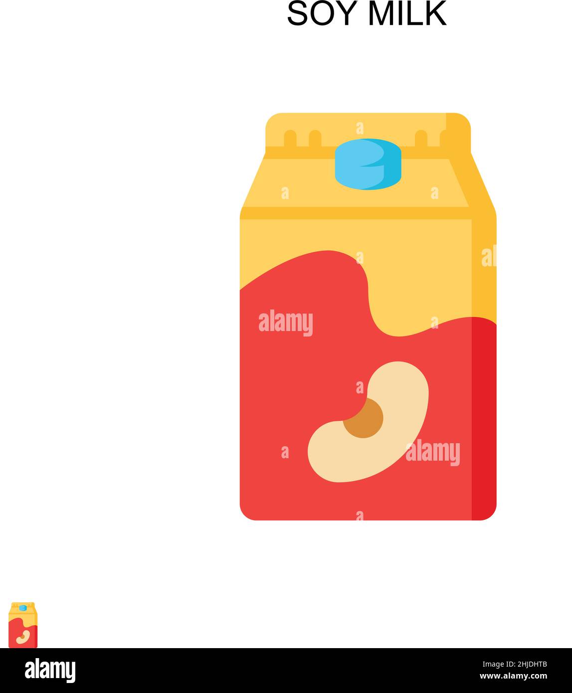 Breakfast cereal soya milk Stock Vector Images - Alamy