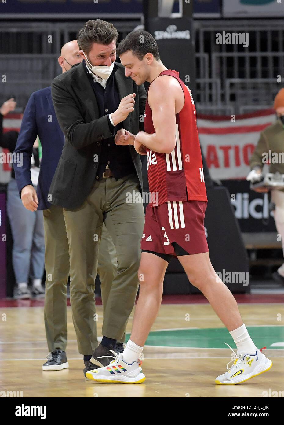 Muenchen, Germany (DE), 28 January, 2022. Pictured left to right ...