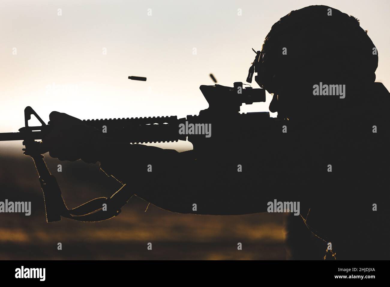 A U.S. Marine competes during the Depot Competition-In-Arms Program at ...