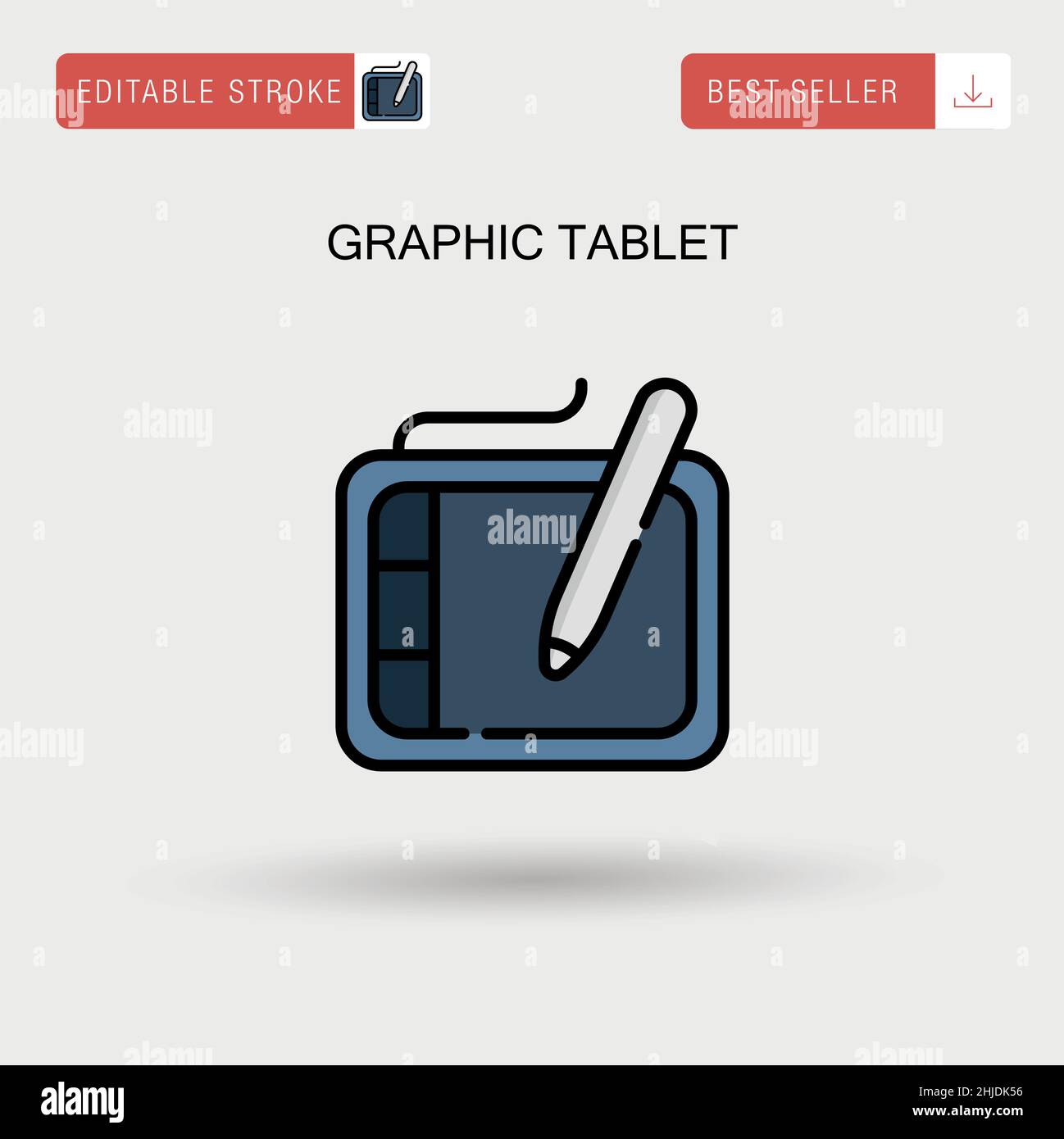Using graphic tablet Stock Vector Images - Alamy