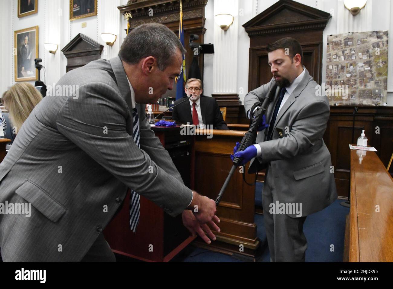 Kenosha, Wisconsin, USA. 9th Nov, 2021. RITTENHOUSE TRIAL DAY 6 ...