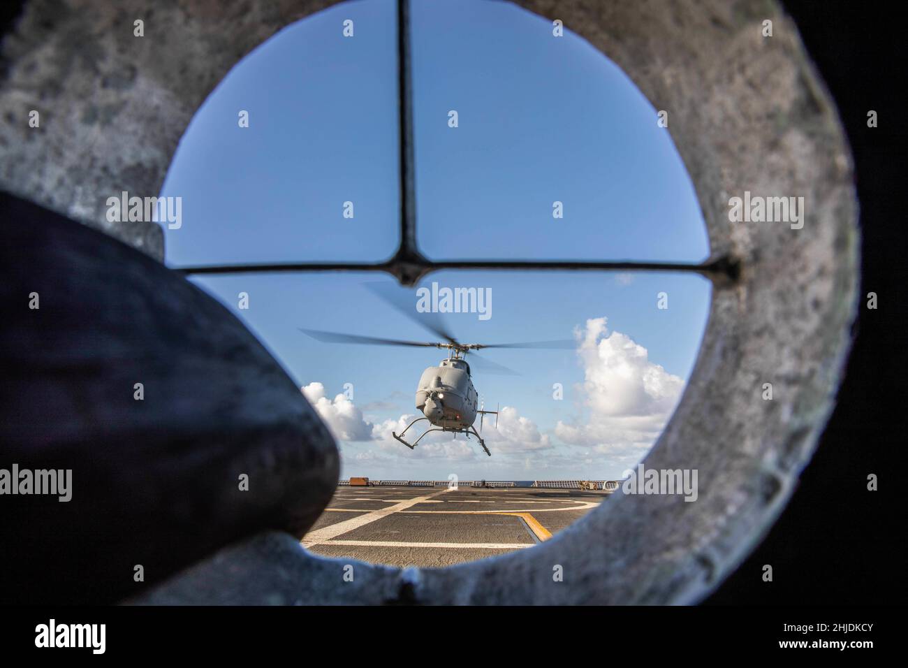 220127-N-HD110-1157 CARIBBEAN SEA - (Jan. 27, 2022) -- An MQ-8C Fire ...