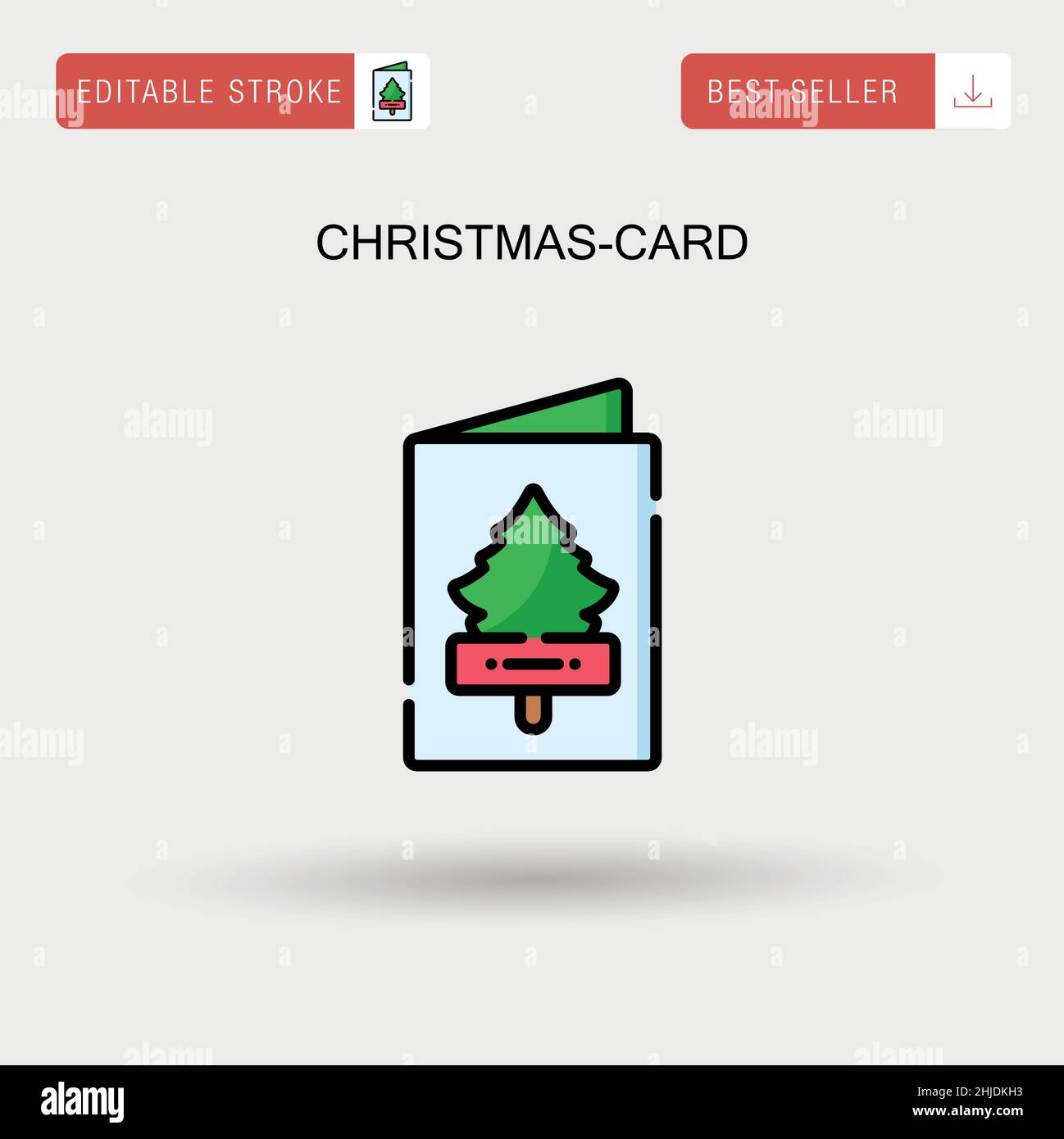 Christmas card flyer cover Stock Vector Images - Alamy