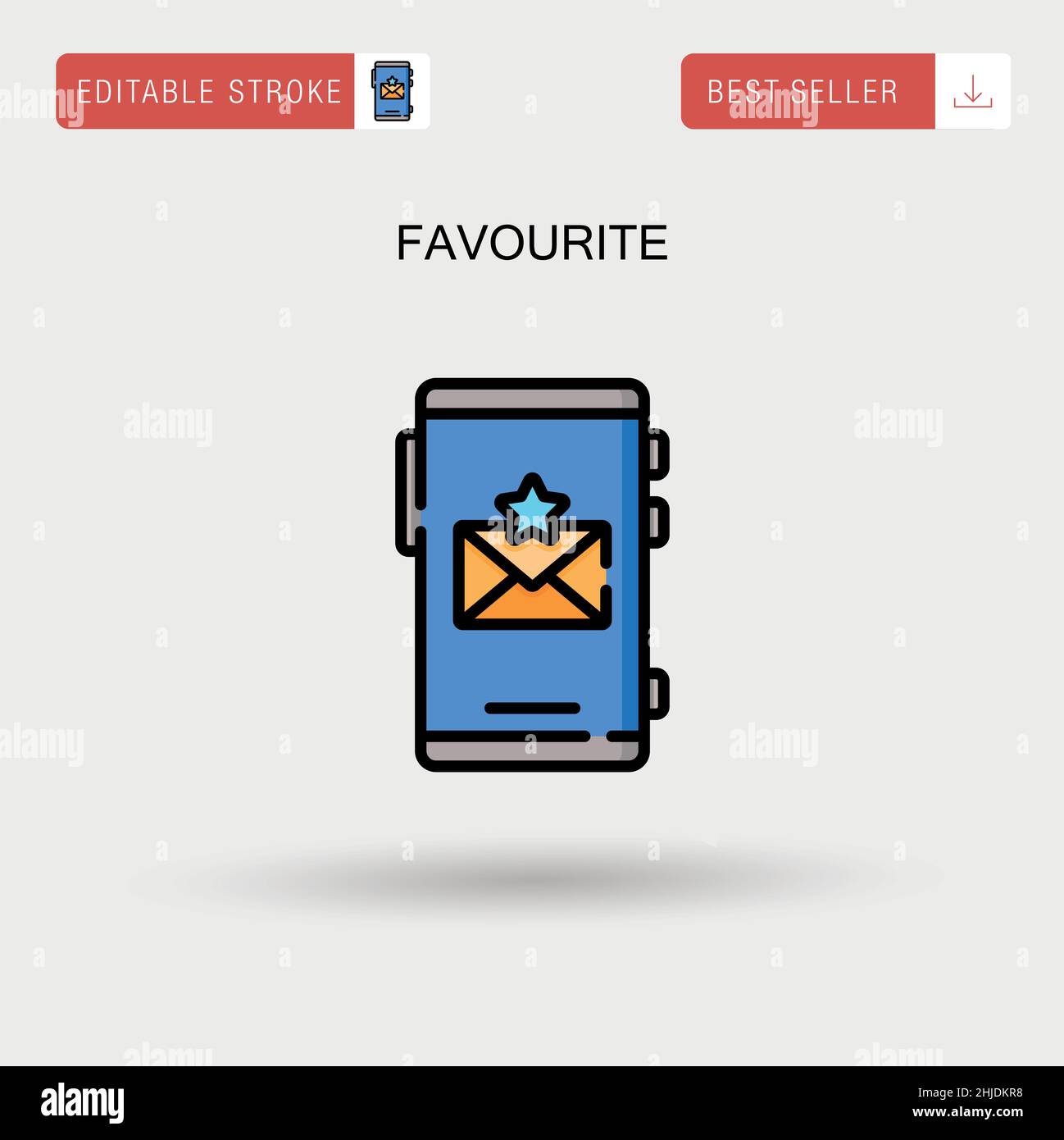 Favourite Simple vector icon Stock Vector Image & Art - Alamy