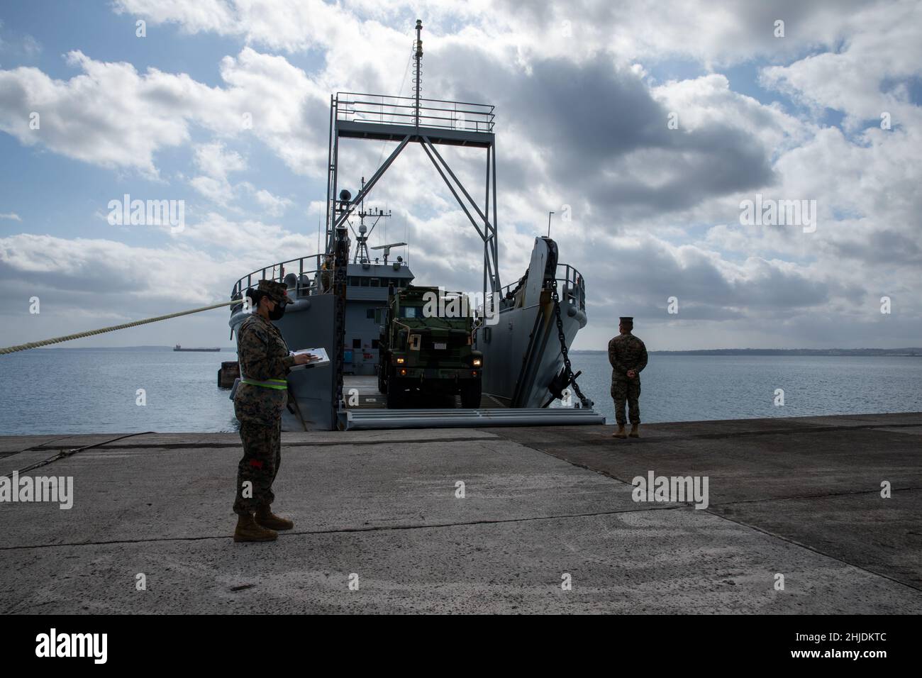 U.S. Marines with 3rd Landing Support Battalion and Combat Logistics ...