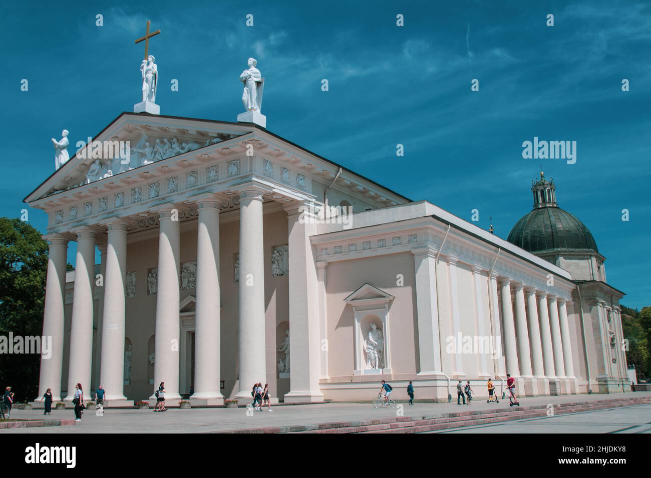 Beautiful view of the Cathedral of Vilnius, Lithuania Stock Photo - Alamy