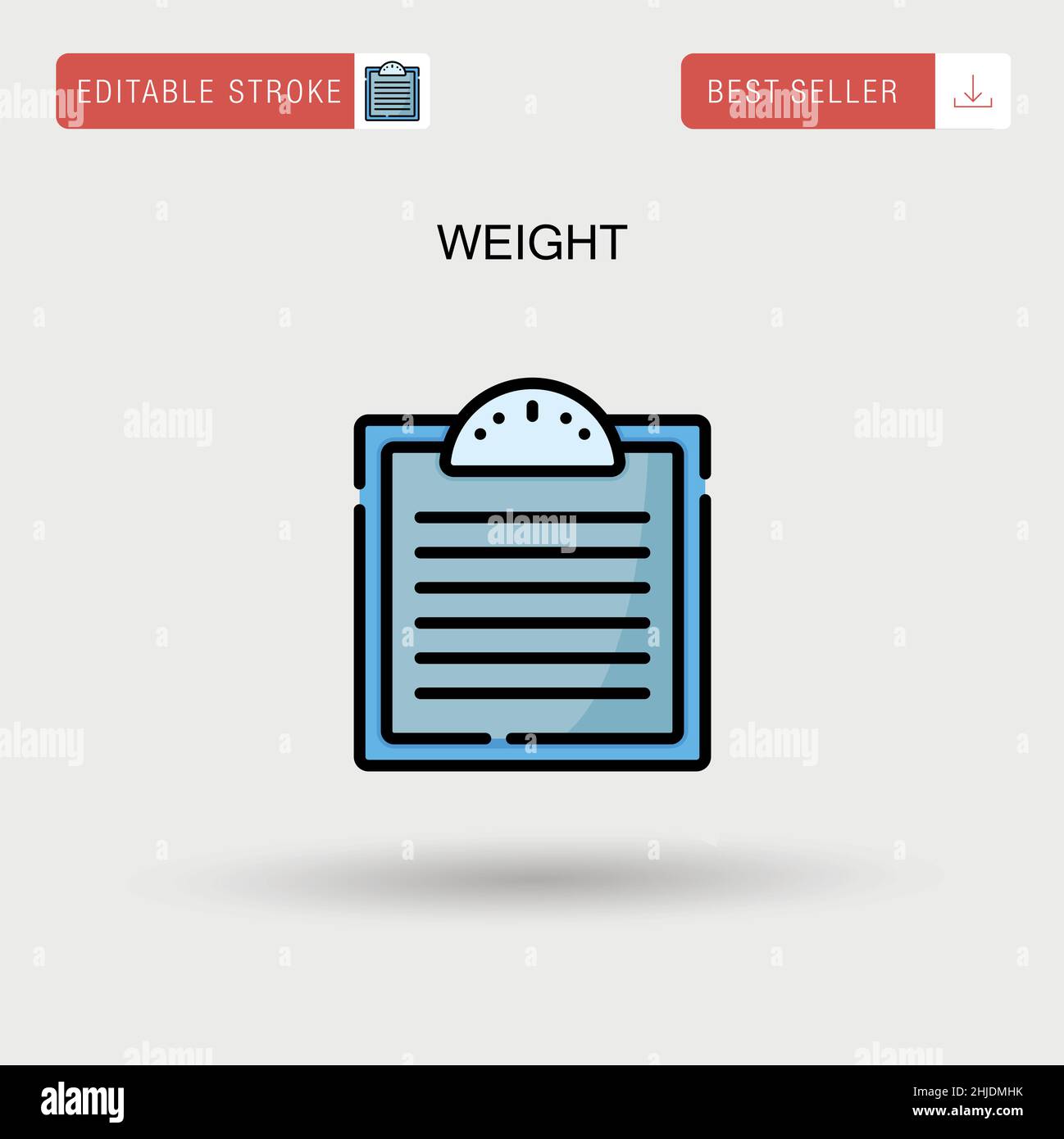 Weight Simple vector icon Stock Vector Image & Art - Alamy