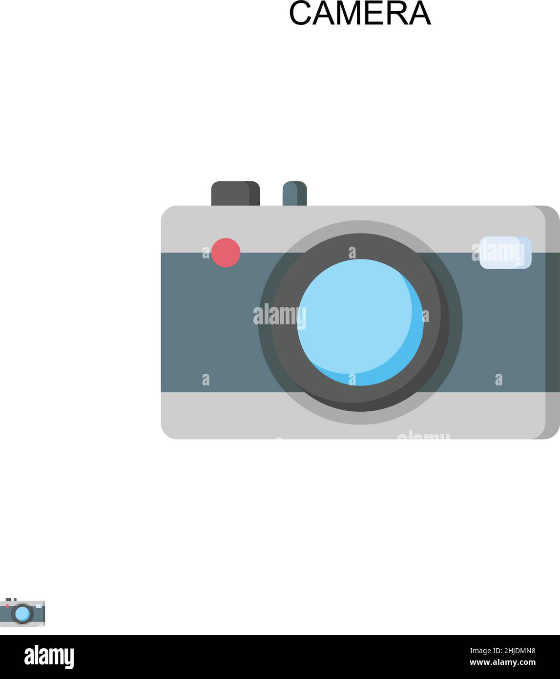 Camera Simple vector icon. Illustration symbol design template for web ...