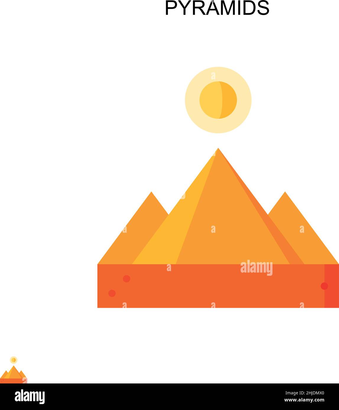 Egyptian pyramid diagram hi-res stock photography and images - Alamy