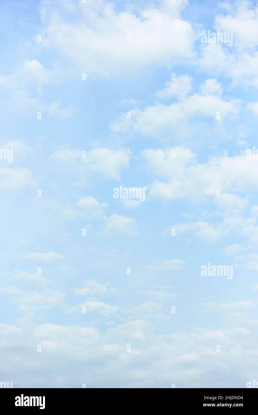 Light-blue sky with white clouds, may be used as background Stock Photo ...