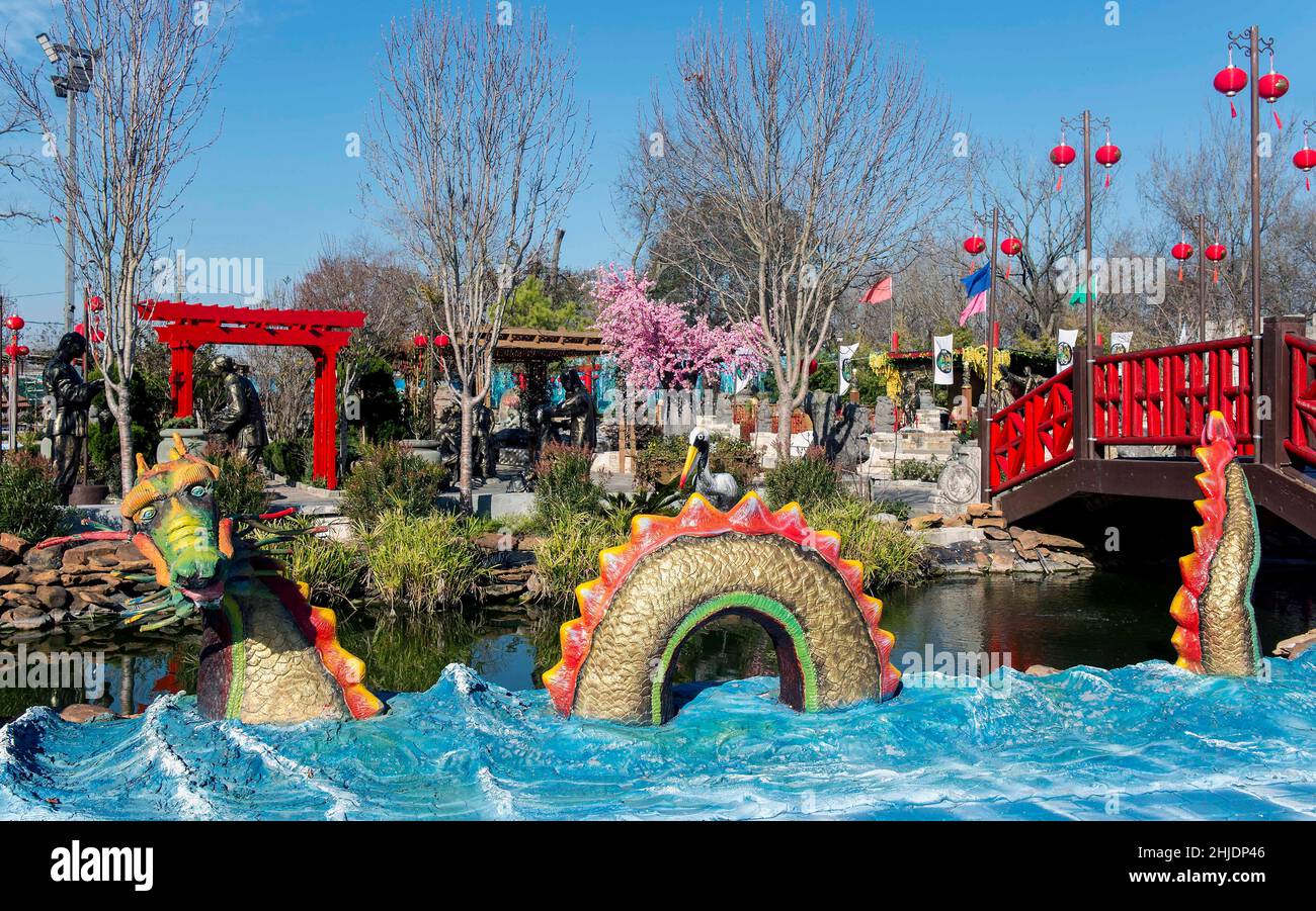 Houston, Texas, USA. 28th Jan, 2022. Lucky Land, a two-acre theme park ...