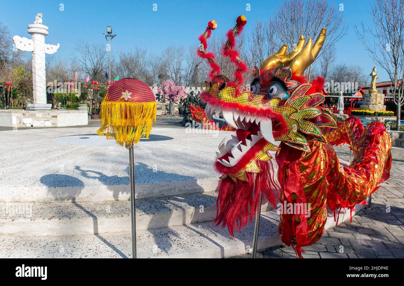Houston, Texas, USA. 28th Jan, 2022. Lucky Land, a two-acre theme park ...