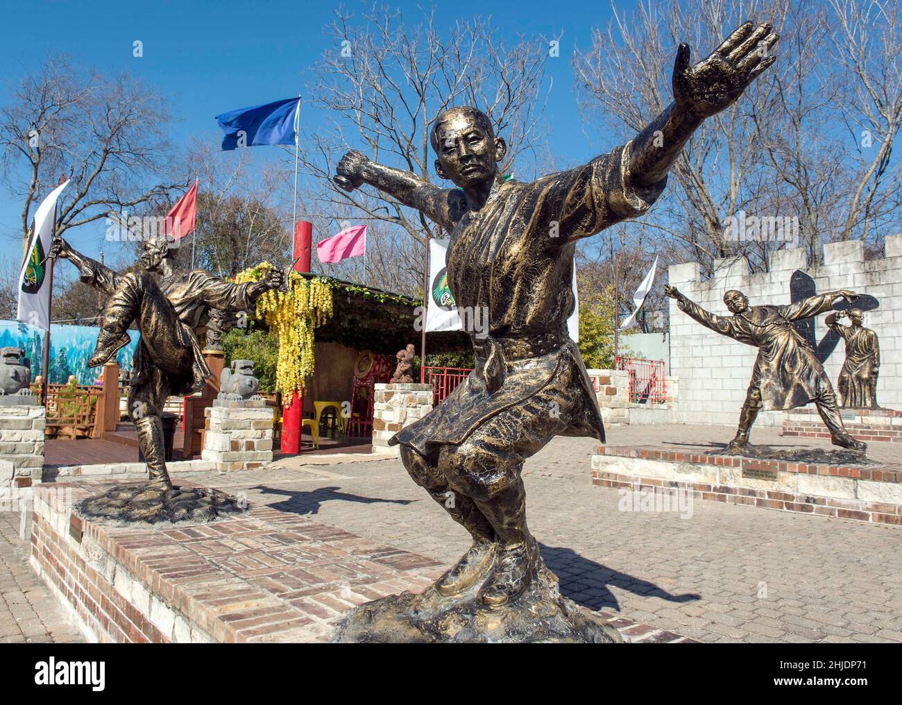 Houston, Texas, USA. 28th Jan, 2022. Lucky Land, a two-acre theme park ...