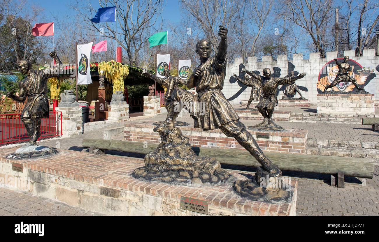 Houston, Texas, USA. 28th Jan, 2022. Lucky Land, a two-acre theme park ...