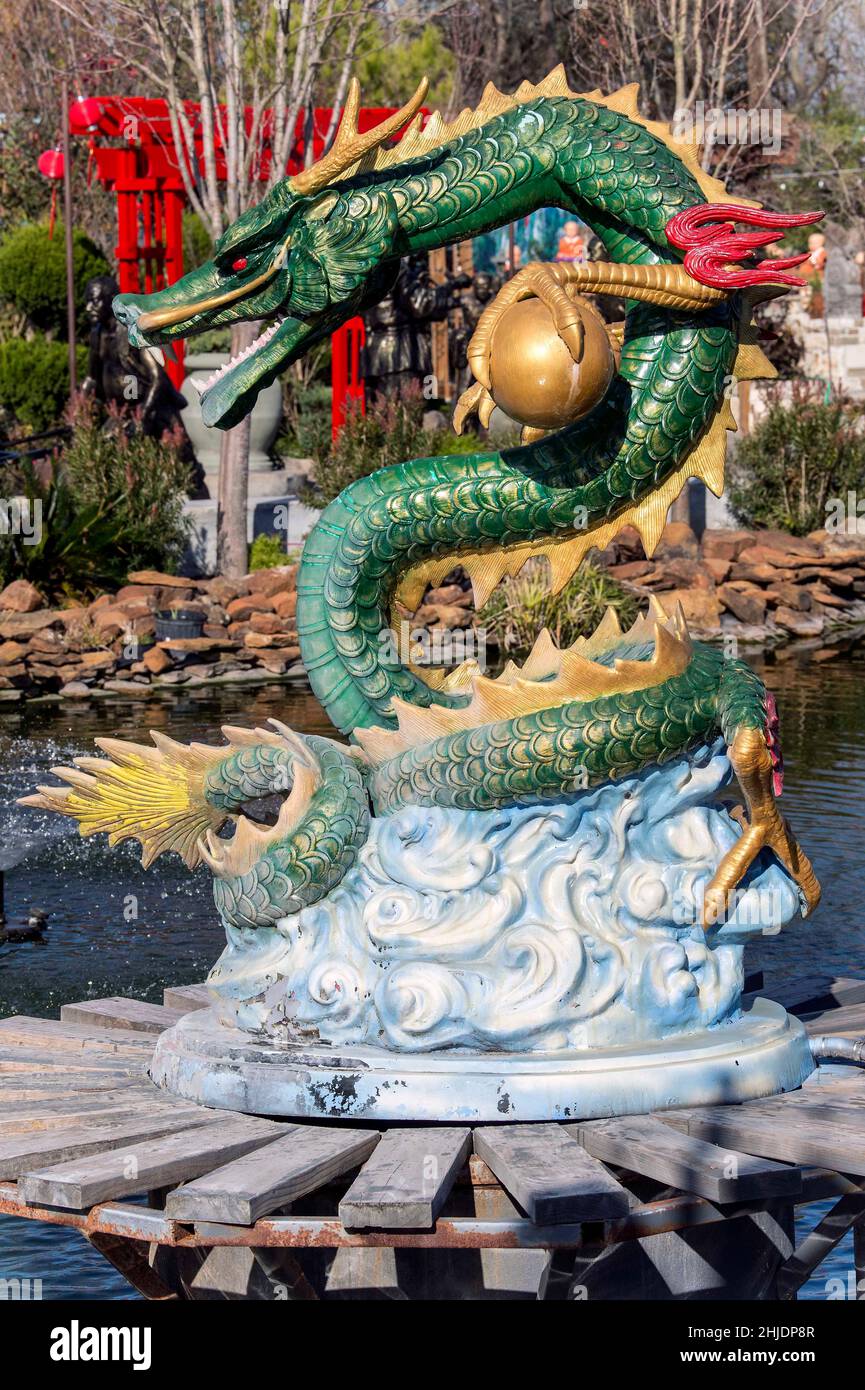 Houston, Texas, USA. 28th Jan, 2022. Lucky Land, a two-acre theme park ...