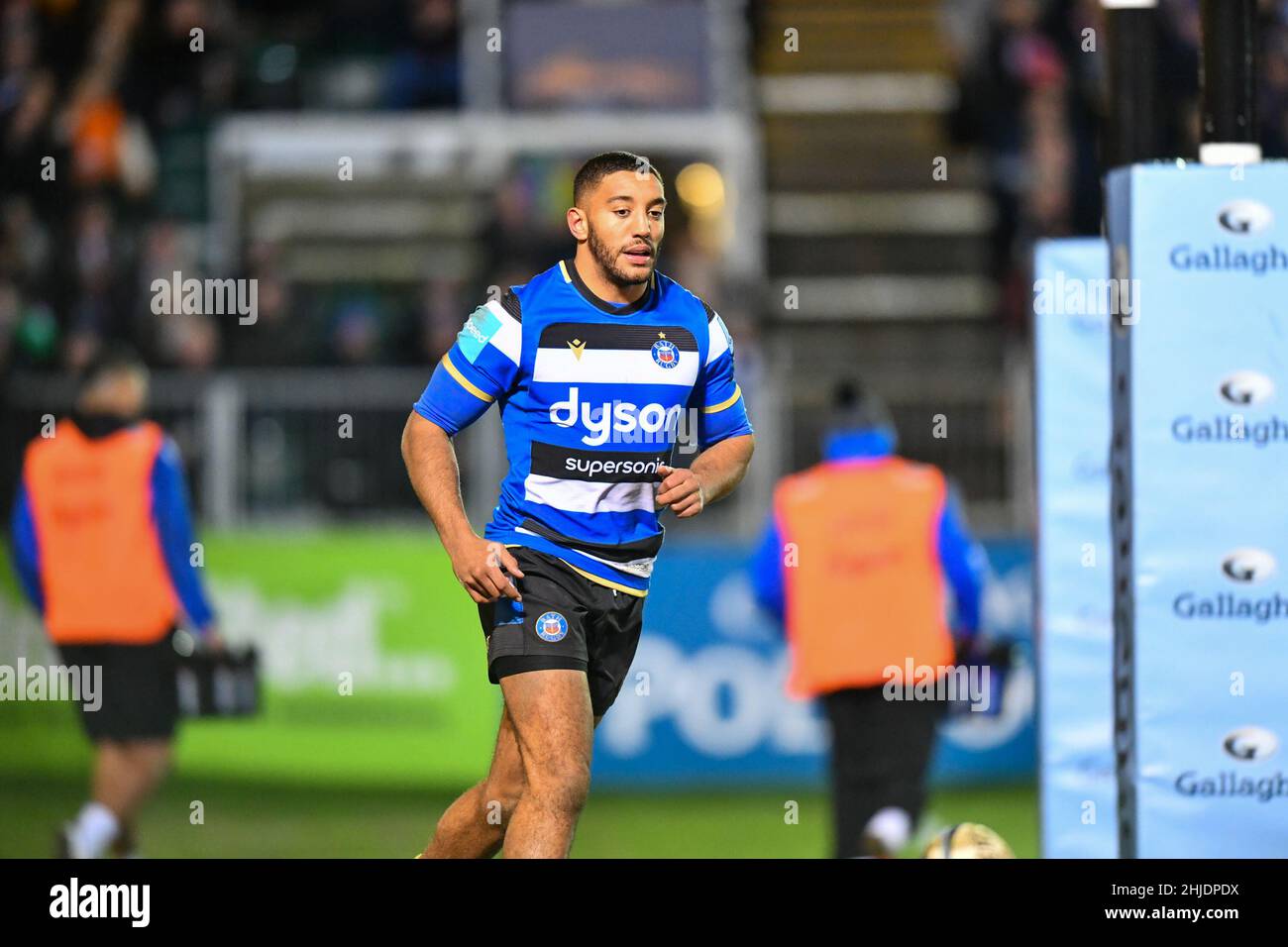 Bath, UK. 28th Jan, 2022. Gabriel Hamer-Webb of Bath Rugby during the ...