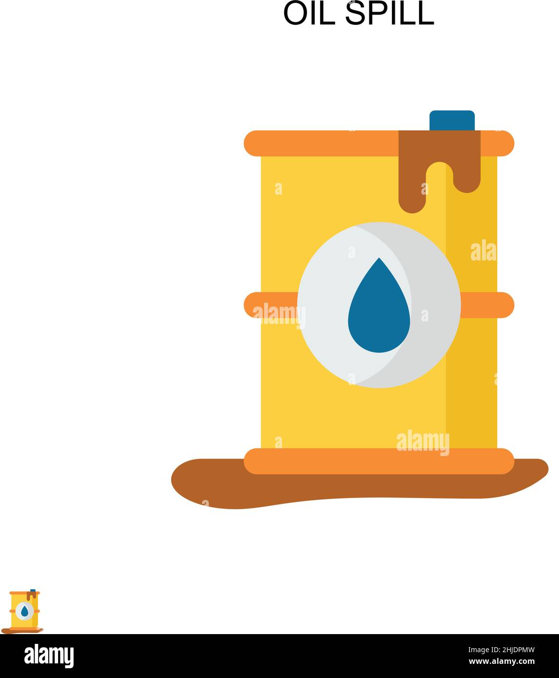 Oil spill cleanup Stock Vector Images - Alamy