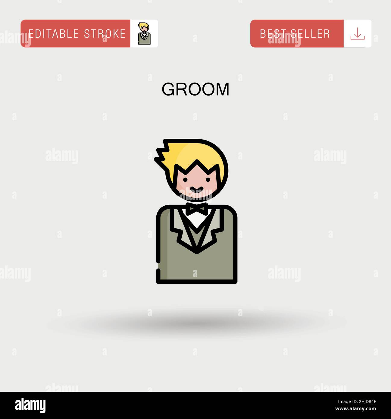 Groom men Stock Vector Images - Alamy