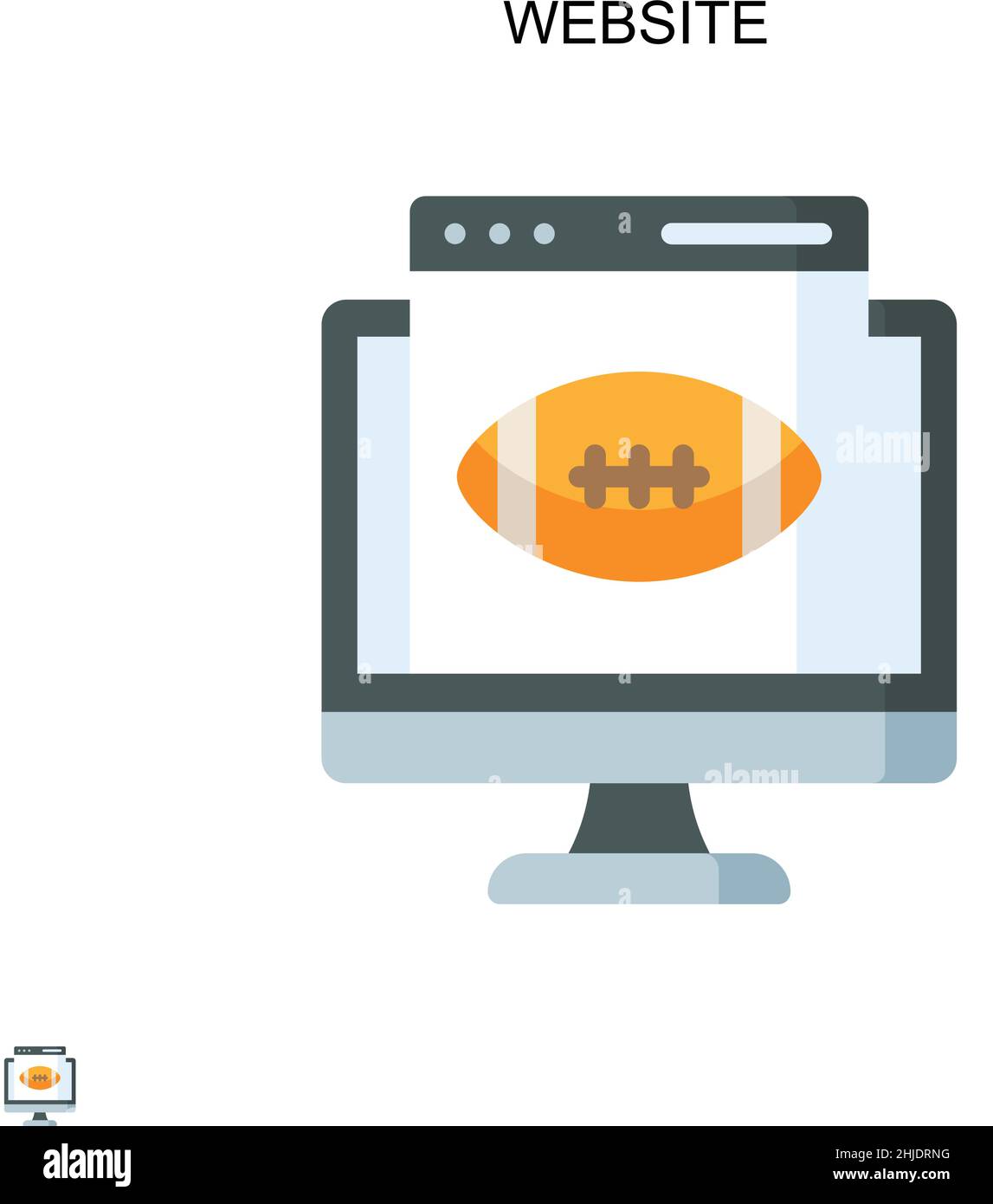 Website Simple vector icon. Illustration symbol design template for web ...