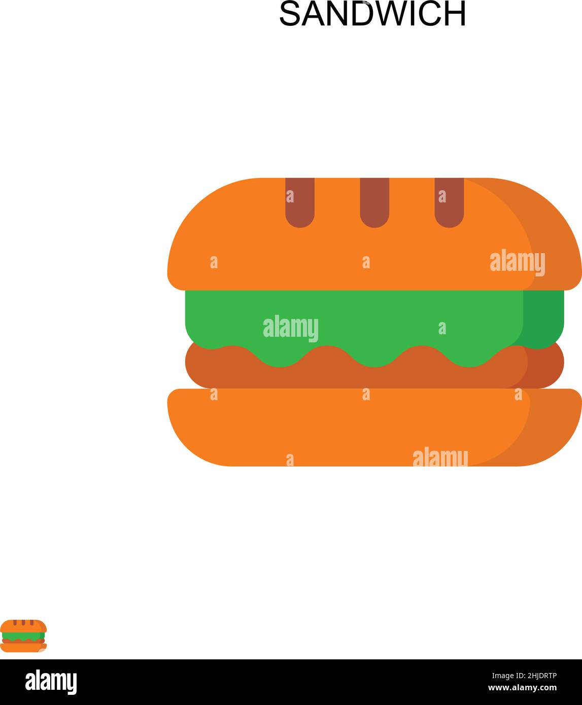 Chicken club sandwich Stock Vector Images - Alamy