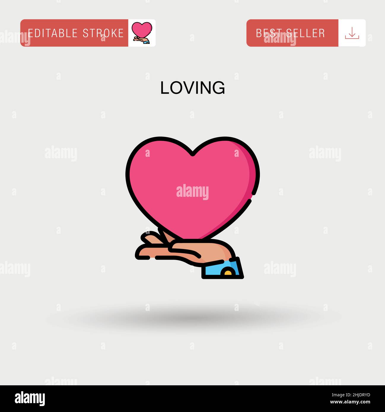 Loving symbol Stock Vector Images - Alamy