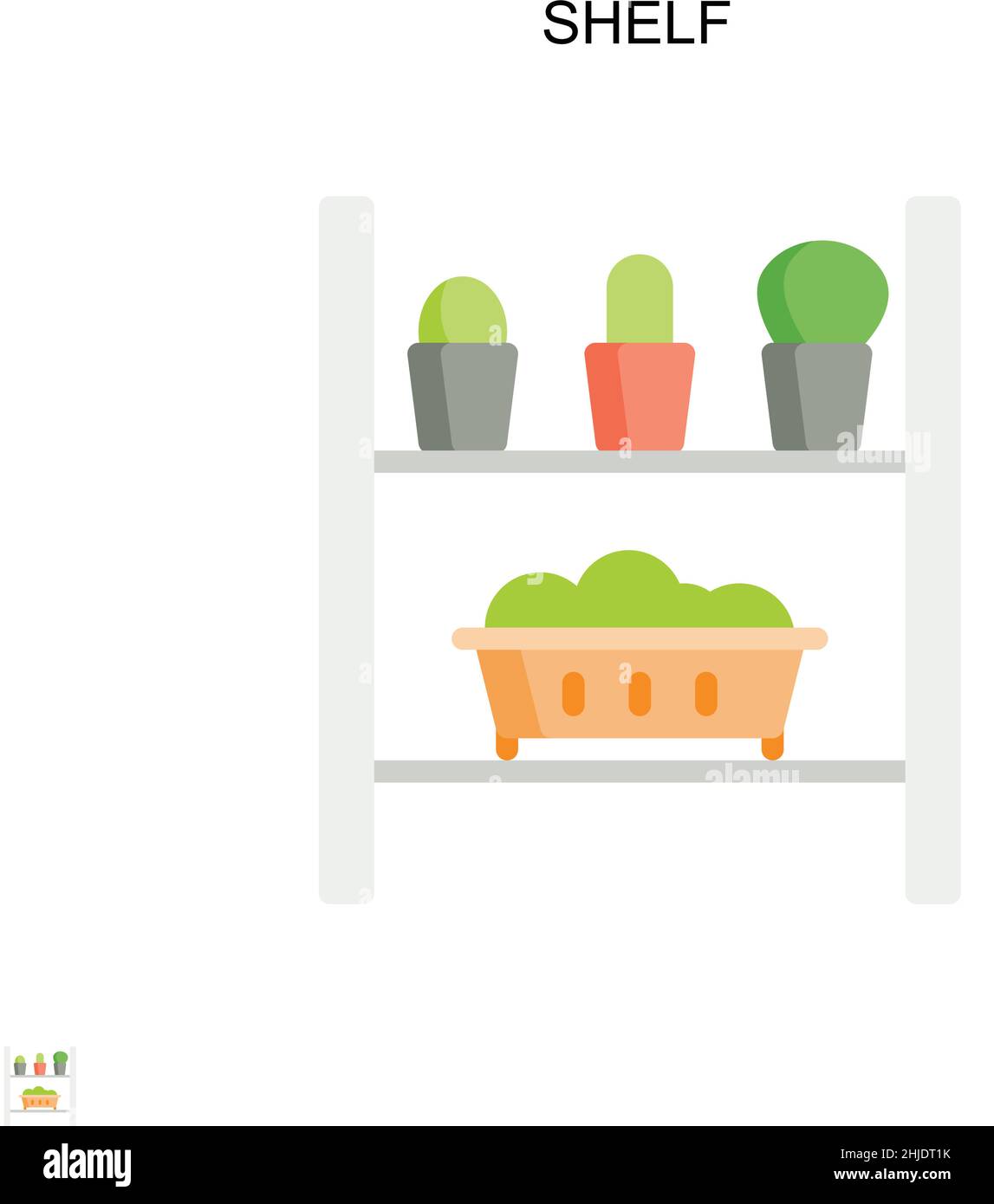 Shelf Simple vector icon. Illustration symbol design template for web ...