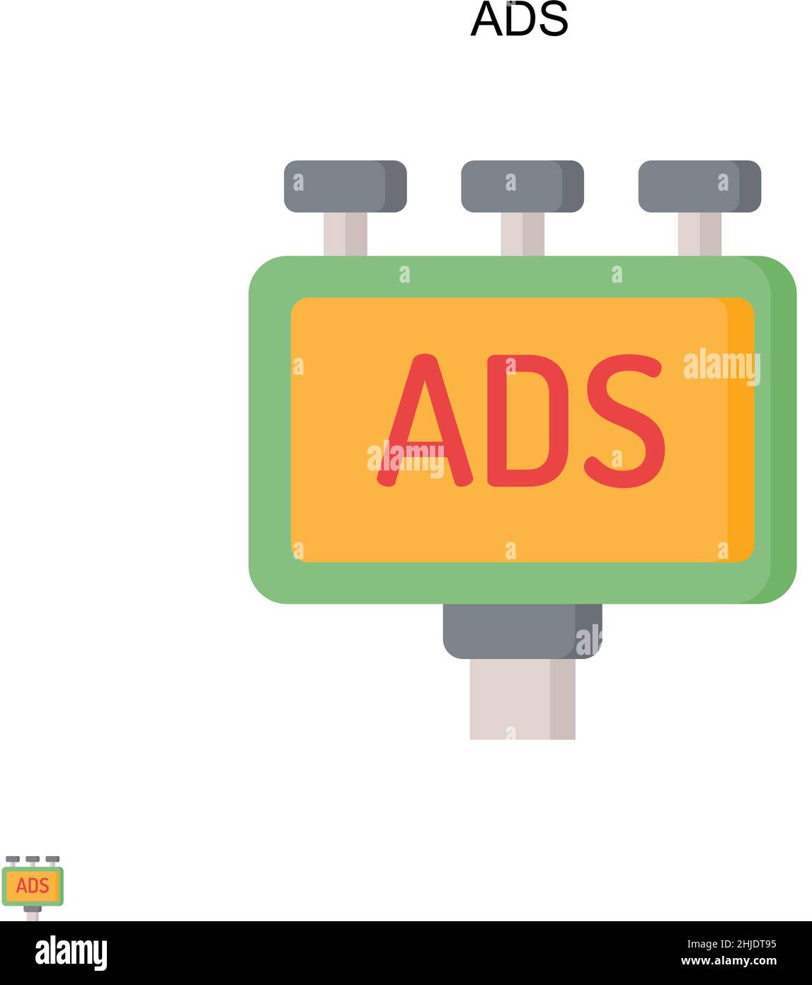 Facebook ads icon Stock Vector Images - Alamy