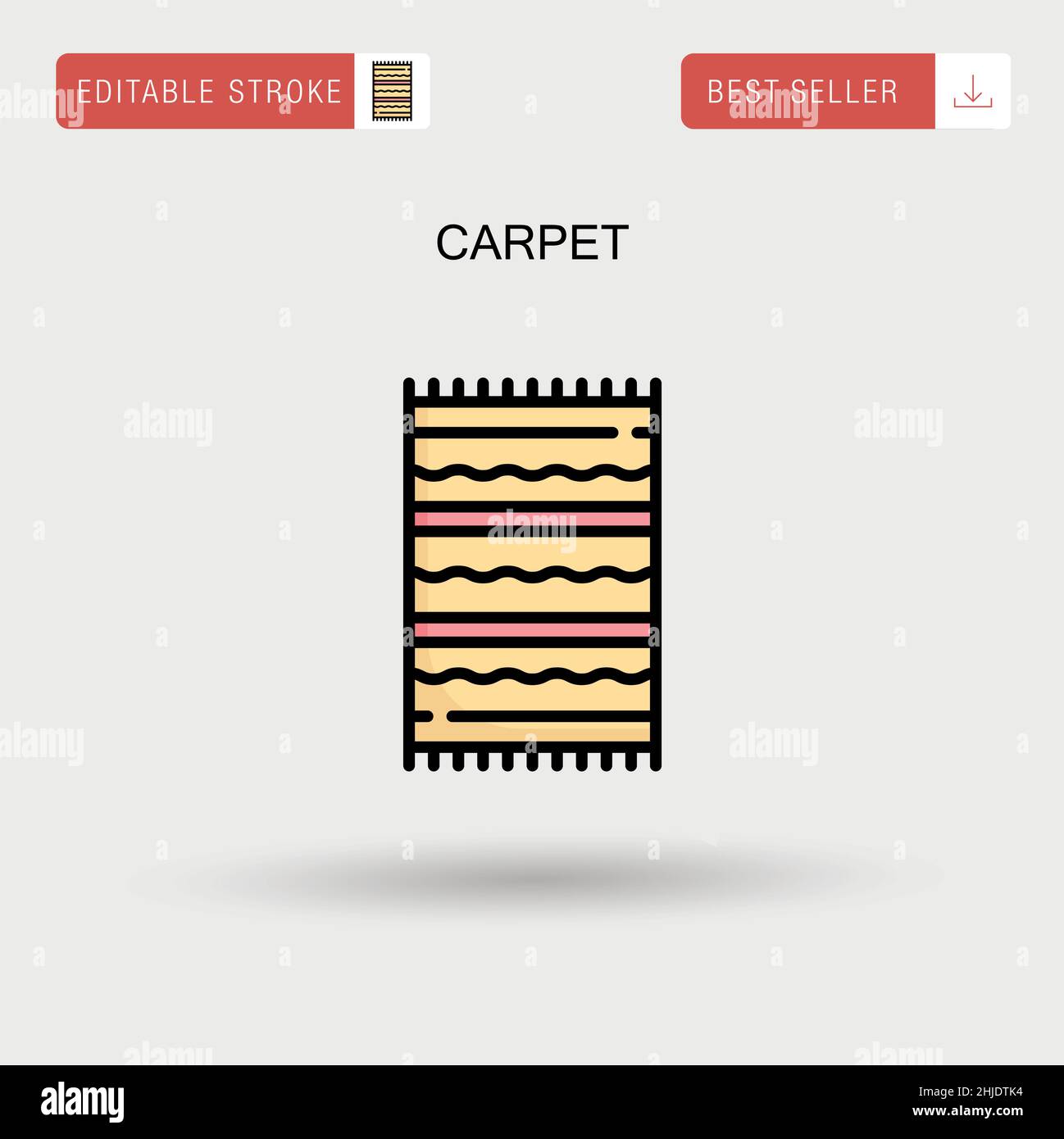 Carpet Simple vector icon Stock Vector Image & Art - Alamy