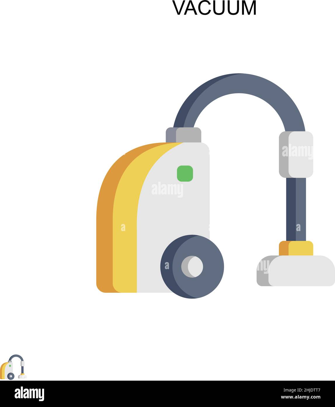 Vacuum Simple vector icon. Illustration symbol design template for web ...