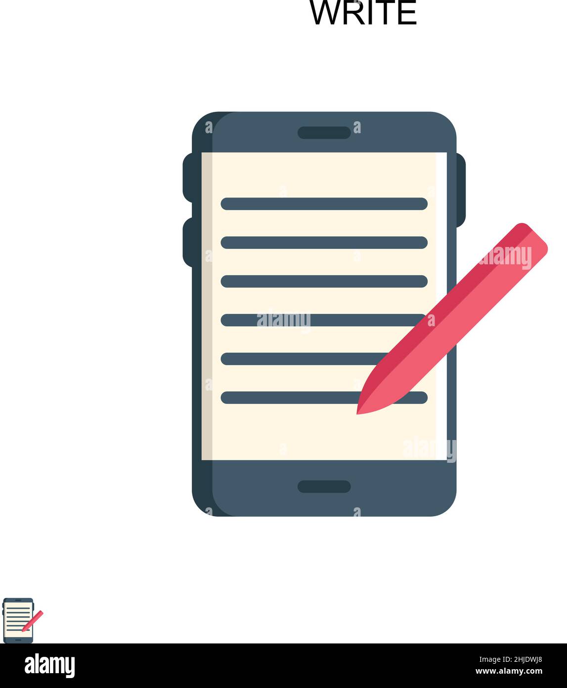 Female desk paperwork Stock Vector Images - Alamy