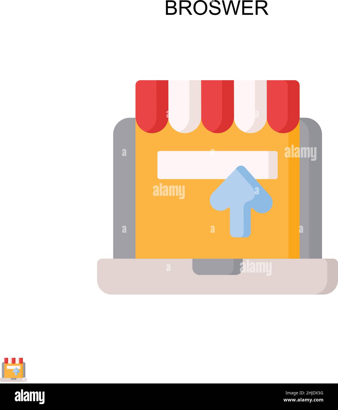 Web broswer Stock Vector Images - Alamy