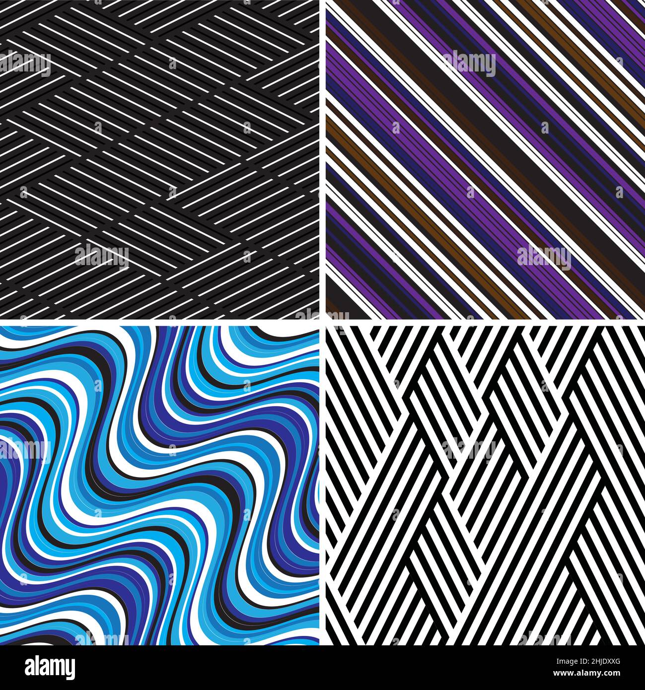 4 different vector patterns in the same package(eps). One pattern is ...
