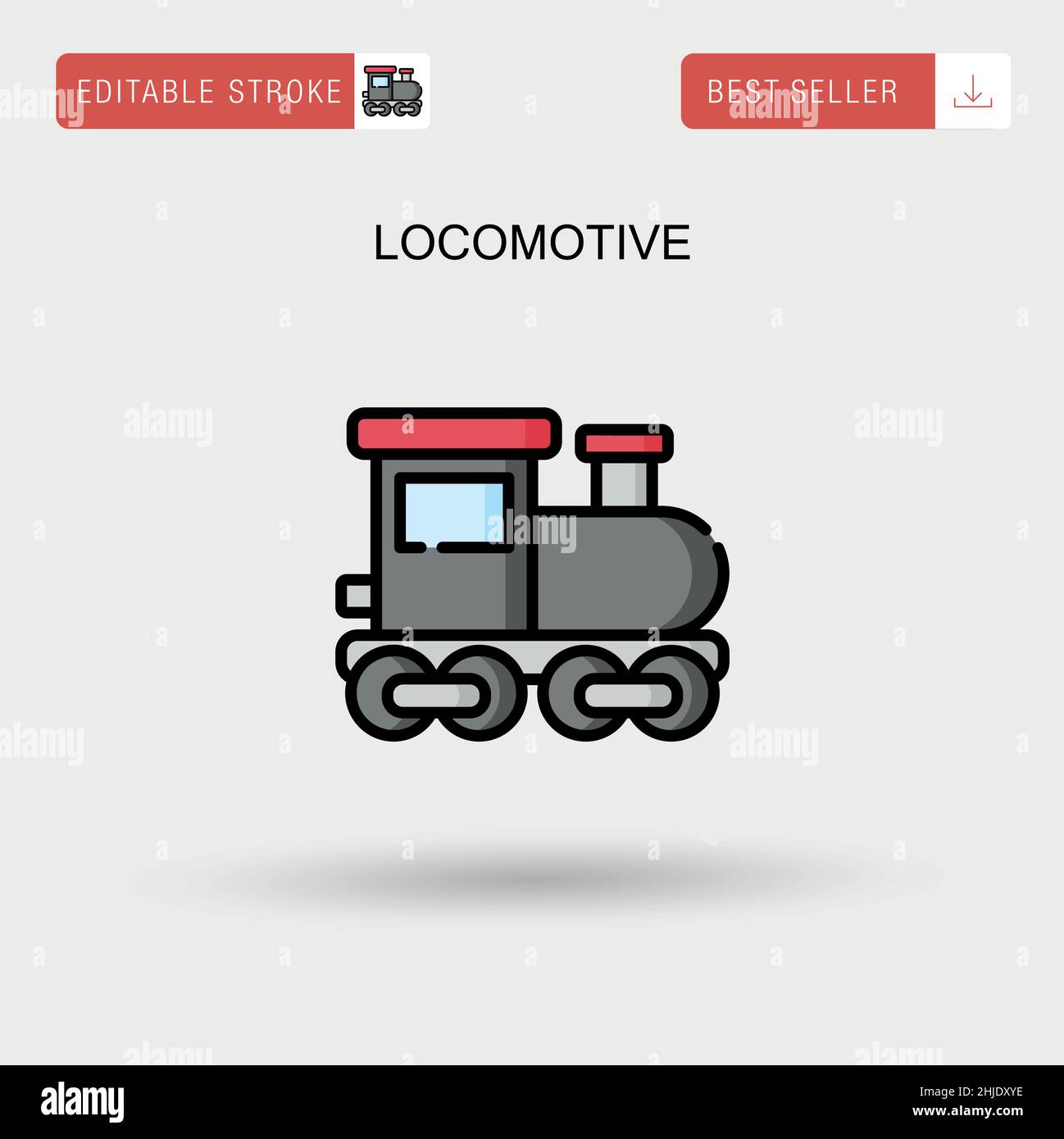 Steam train locomotive engine railway Stock Vector Images - Alamy