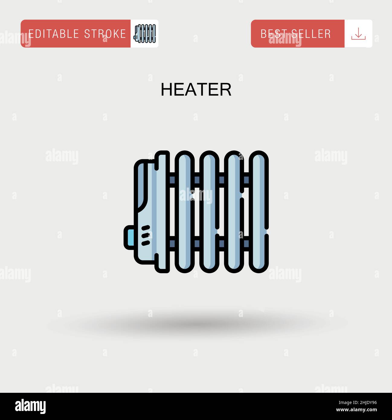 Electrical fan heater Stock Vector Images - Alamy