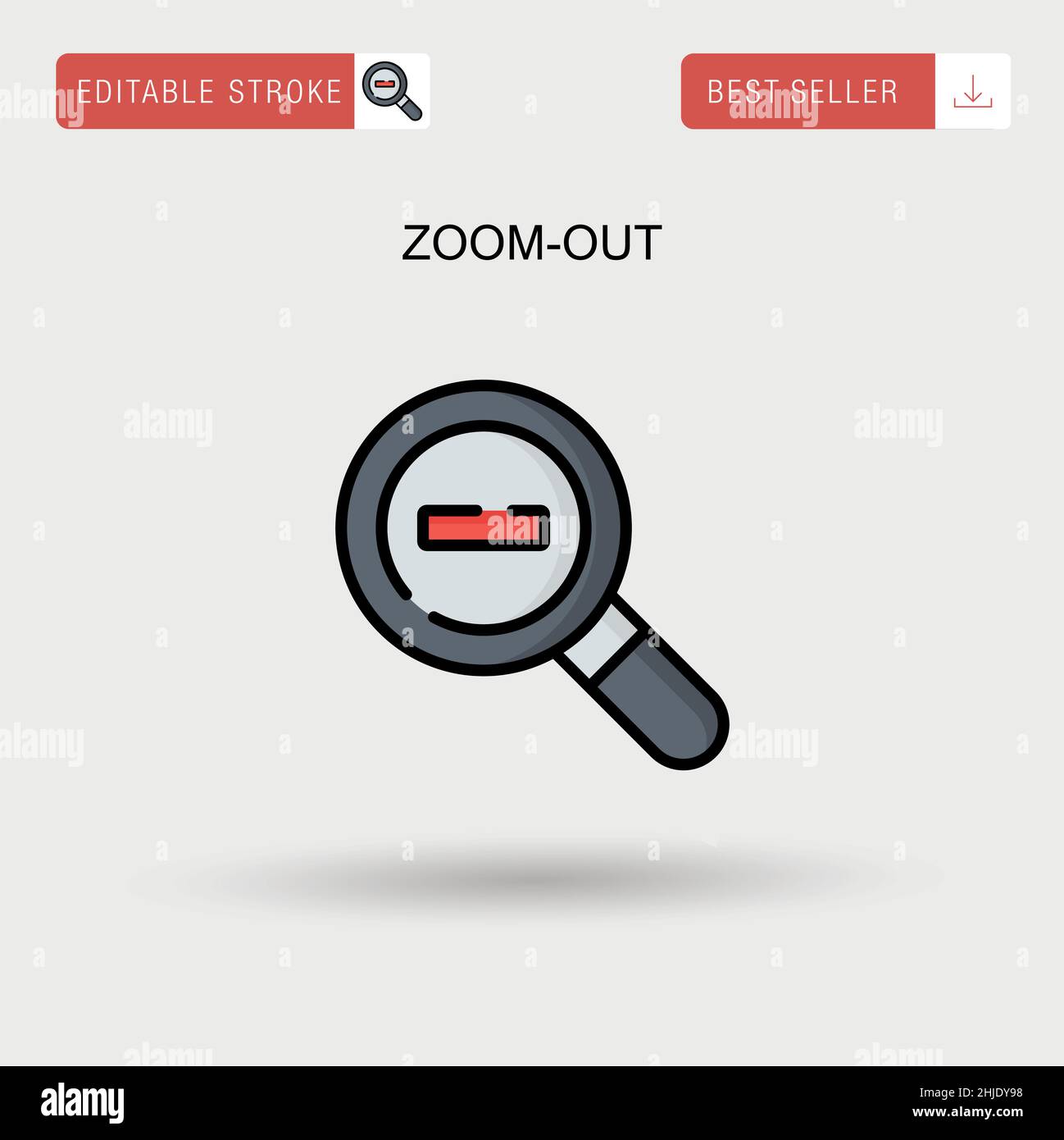 Zoom out icon hi-res stock photography and images - Alamy
