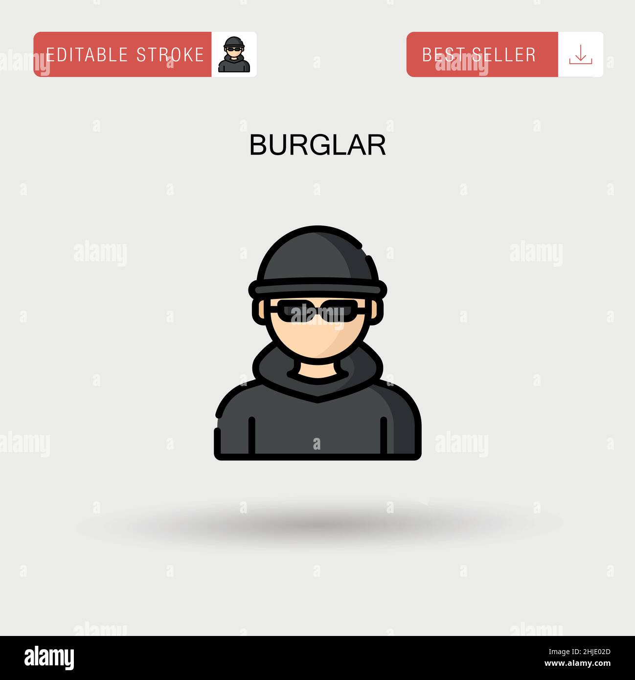 Burglar character hi-res stock photography and images - Alamy